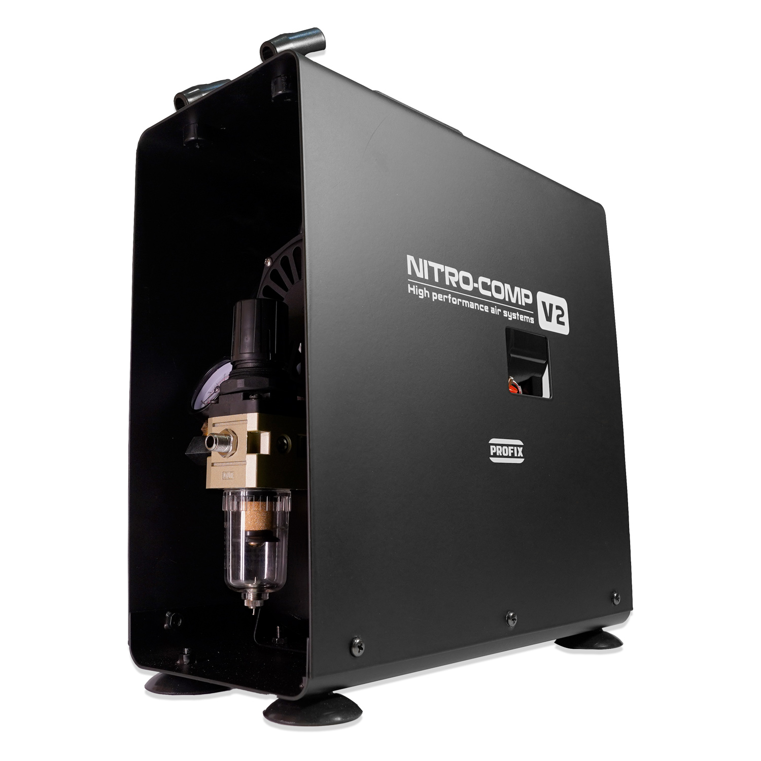 PROFIX NITRO-COMP ニトロコンプ V2 オイルレスエアコンプレッサー - 【公式】PROFIX エアブラシ by RAYWOOD